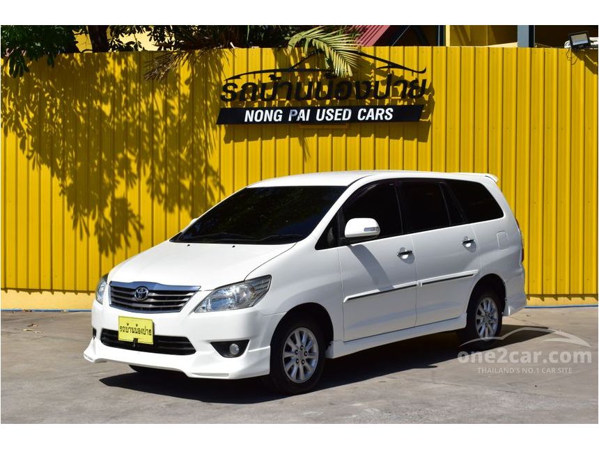 Toyota Innova 2012 V 2.0 in กรุงเทพและปริมณฑล Automatic Wagon สีขาว for ...