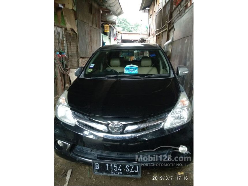 Jual Mobil Toyota Avanza 2012 G 1.3 di DKI Jakarta Automatic MPV Hitam ...
