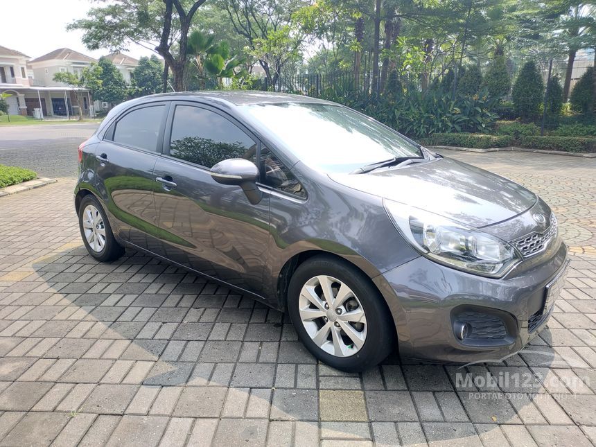 Jual Mobil KIA Rio 2012 UB 1.4 di DKI Jakarta Automatic Hatchback Abu ...