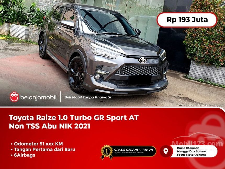 Jual Mobil Toyota Raize 2021 GR Sport (2 Tone) 1.0 di DKI Jakarta ...