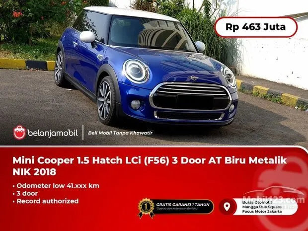 Jual MINI Cooper 3 Door Bekas di Indonesia Harga Murah, Kondisi Terbaik ...