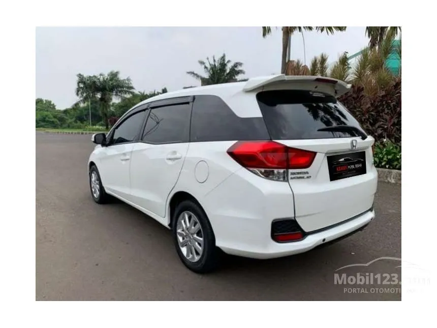 Jual Mobil Honda Mobilio 2015 E 1.5 di Banten Automatic MPV Putih Rp ...