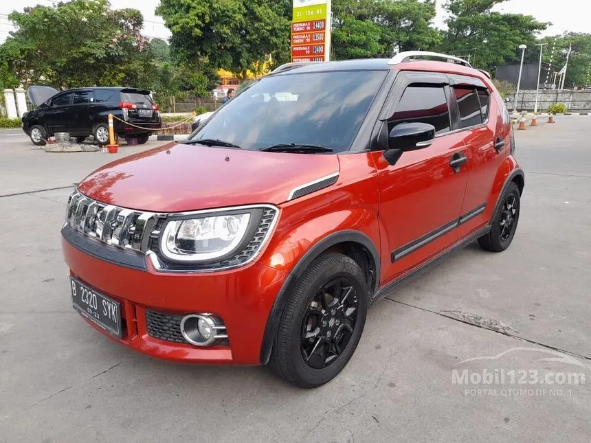 Jual Mobil Suzuki Ignis 2018 GX 1.2 di Banten Manual Hatchback Orange ...