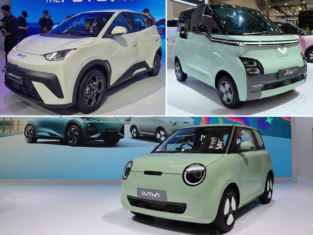 Komparasi Changan Lumin EV, BYD Atto 1, Wuling Air EV: Apa Mobil ...