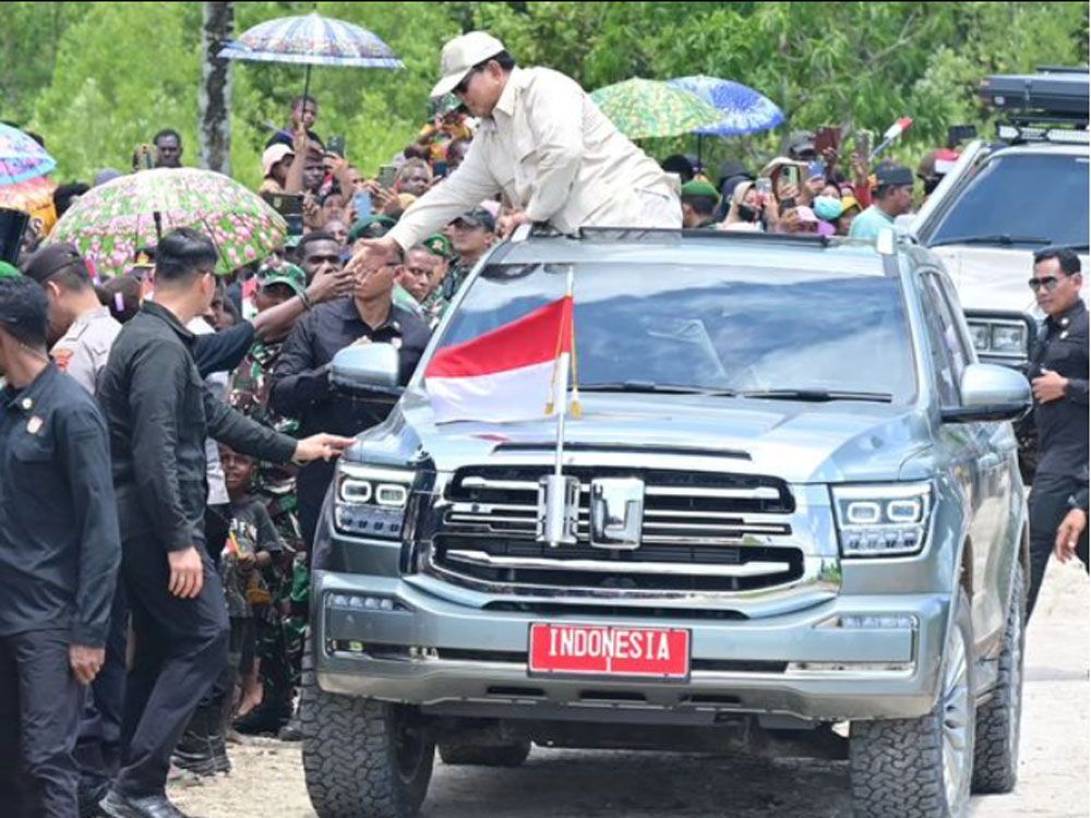 Penampakan Mobil China GWM Tank 500 yang Dipakai Prabowo di Merauke ...