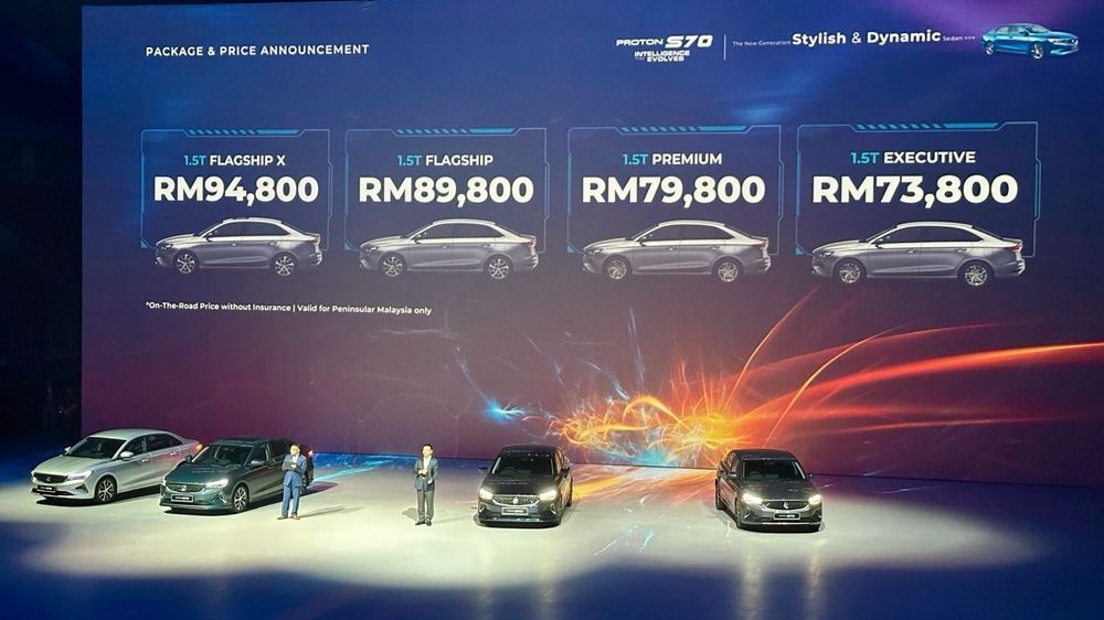 2024 Proton S70 - Harga & Spesifikasi: Executive, Premium, Flagship, X ...