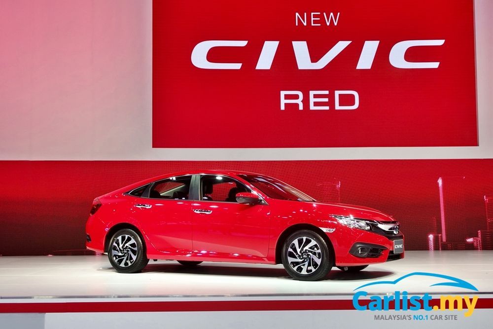 Bangkok 2017: Honda Civic In Rallye Red - Auto News - Carlist.my