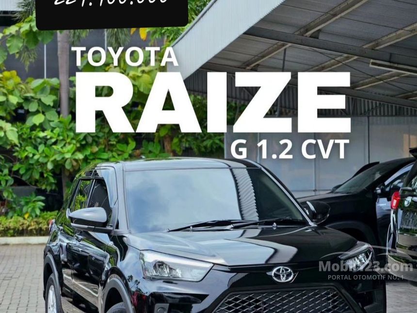 Jual Mobil Toyota Raize 2024 G 1.2 di DKI Jakarta Automatic Wagon Hitam ...