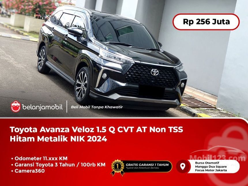 Jual Mobil Toyota Veloz 2024 Q 1.5 di DKI Jakarta Automatic MPV Hitam ...