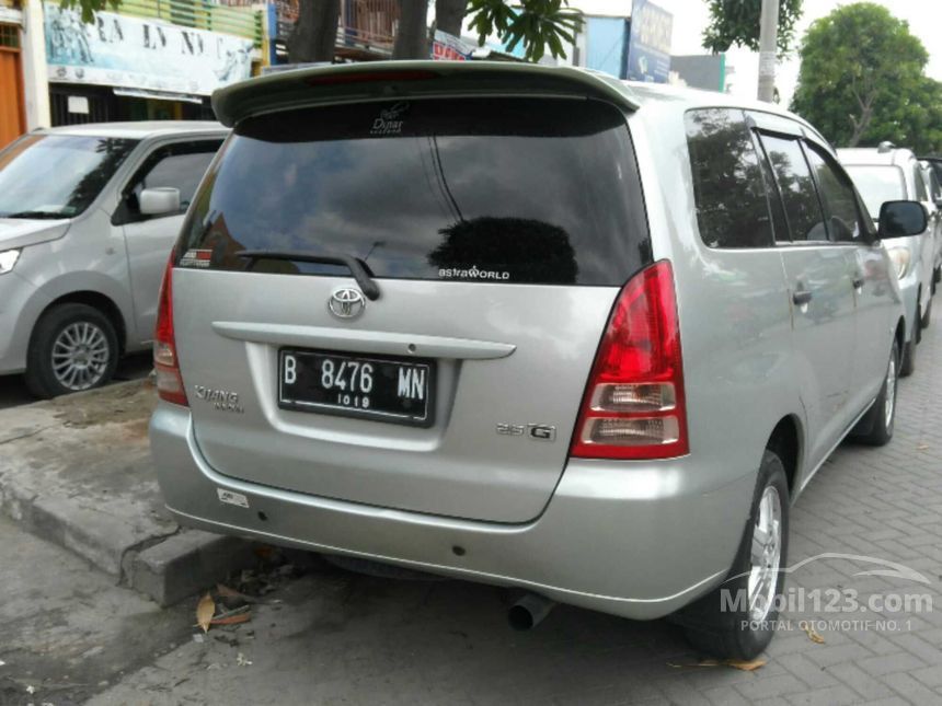 Jual Mobil Toyota Kijang Innova 2004 E 2.5 di Banten Manual MPV Silver ...
