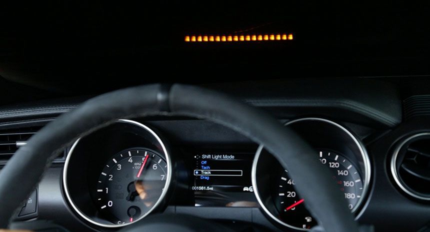 Ford Shelby GT350 Mustang Gains Performance Shift Light Indicator ...