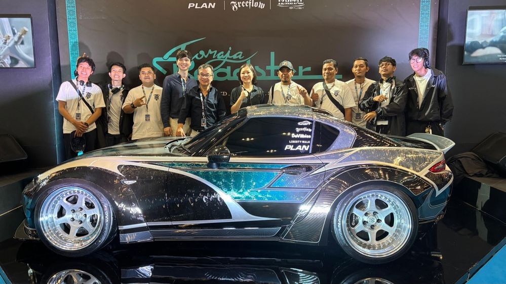 Toraja Roadster, Mobil Pertama di Indonesia dengan Teknologi 3D Painting Garapan Plan Paint ...