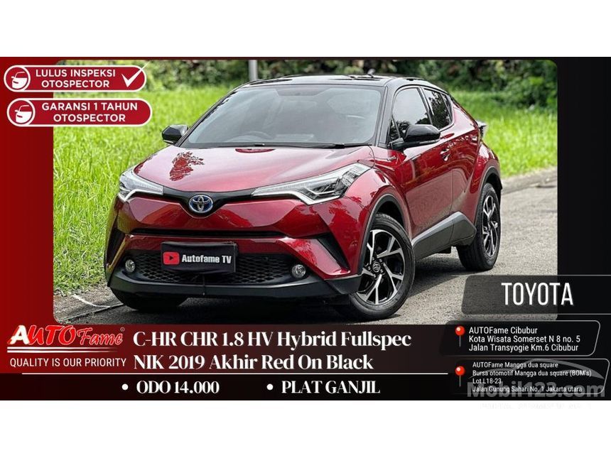 Jual Mobil Toyota C-HR 2019 Hybrid (2 Tone) 1.8 di DKI Jakarta ...