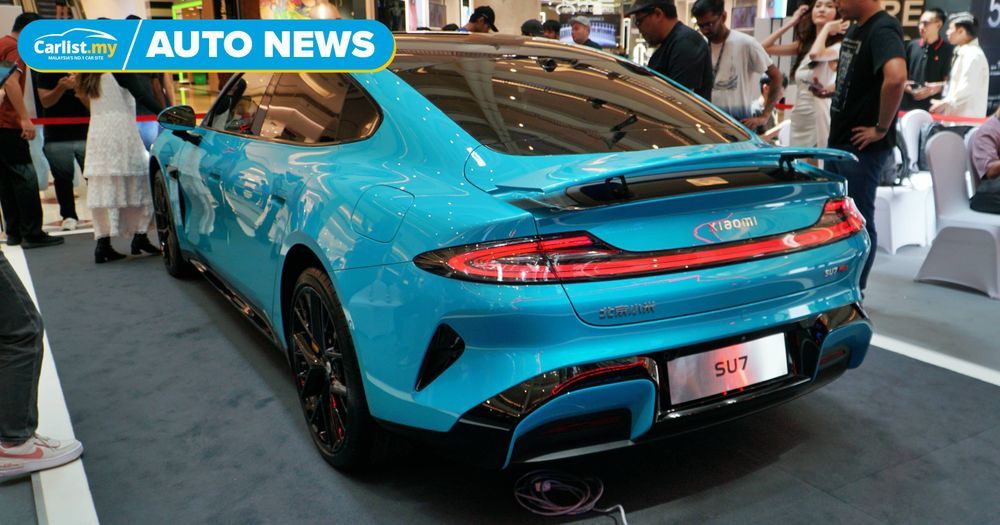 2024 Xiaomi SU7 Max makes surprise appearance in Suria KLCC - will it reach Malaysian showrooms ...