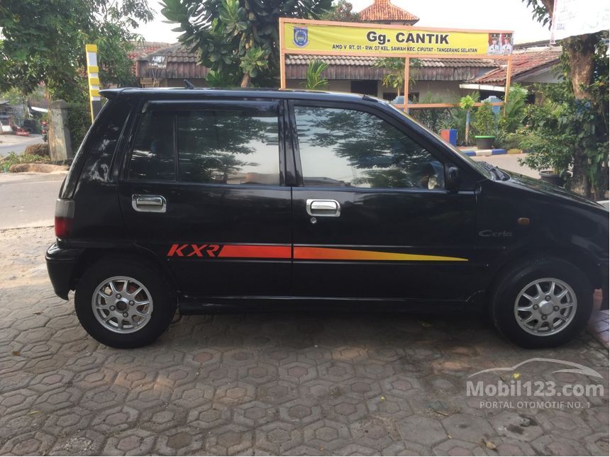 Jual Mobil Daihatsu Ceria 2003 KXR 0.8 di Banten Manual Hatchback Hitam ...