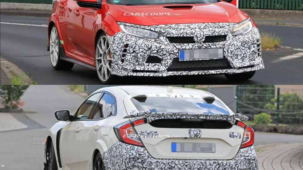 [สปายช็อต] 2019 Honda Civic Type R ปรับโฉมหน้าท้ายใหม่ พร้อมตัวเลือกส ...