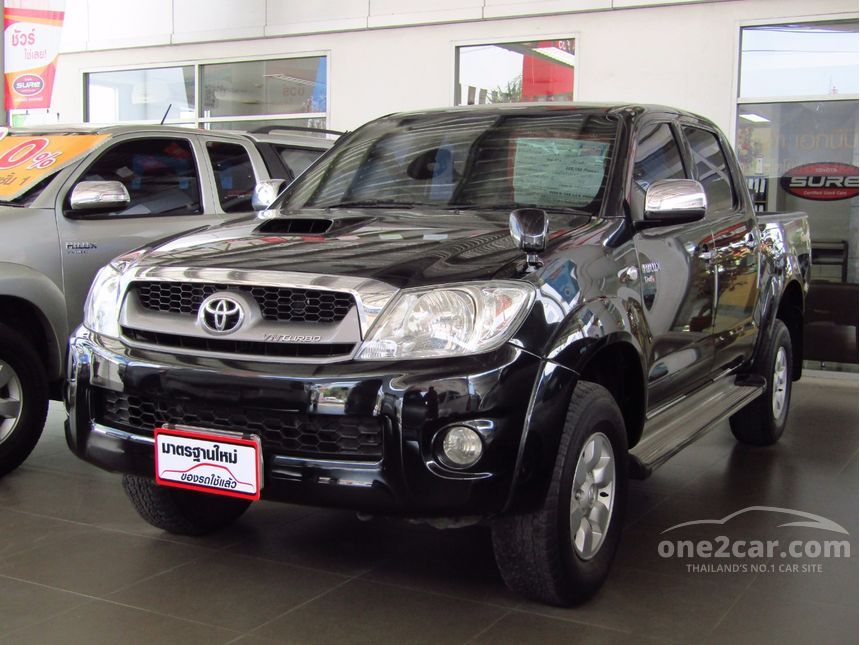 Toyota Hilux Vigo 2011 DOUBLE CAB (ปี 08-11) E Prerunner VN Turbo 2.5 เกียร์ธรรมดา สีดำ ...