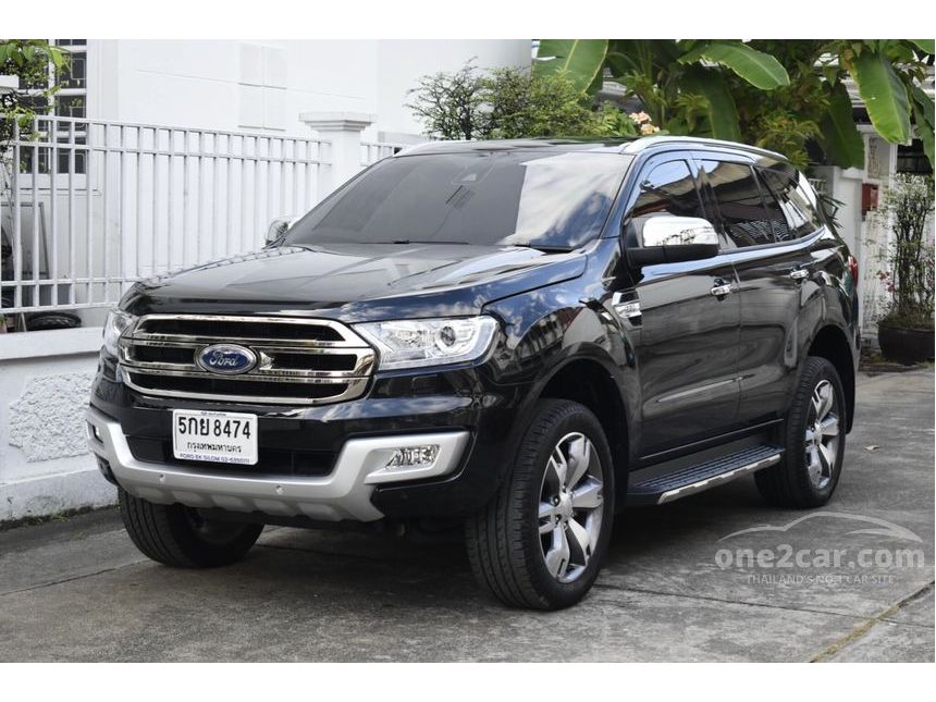 Ford Everest 2016 (ปี 15-18) Titanium+ 2.2 เกียร์อัตโนมัติ สีดำ ...