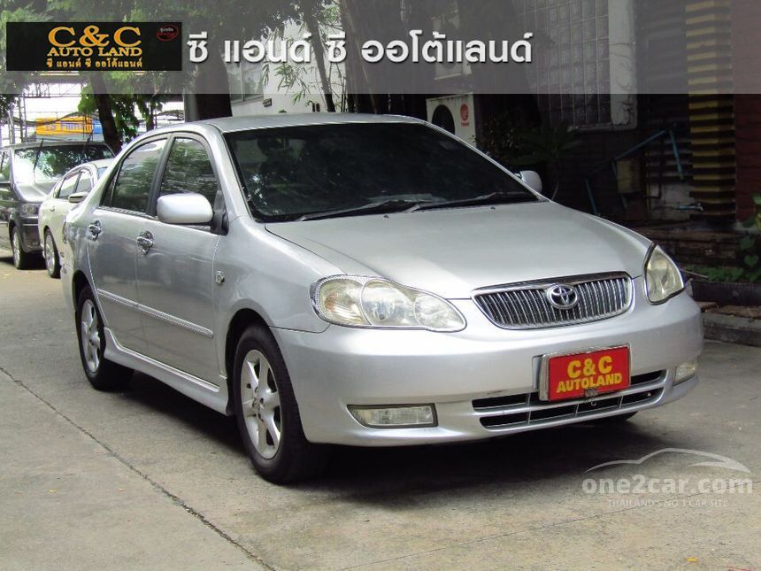 Toyota Corolla Altis 2003 E 1.6 in กรุงเทพและปริมณฑล Automatic Sedan สี ...