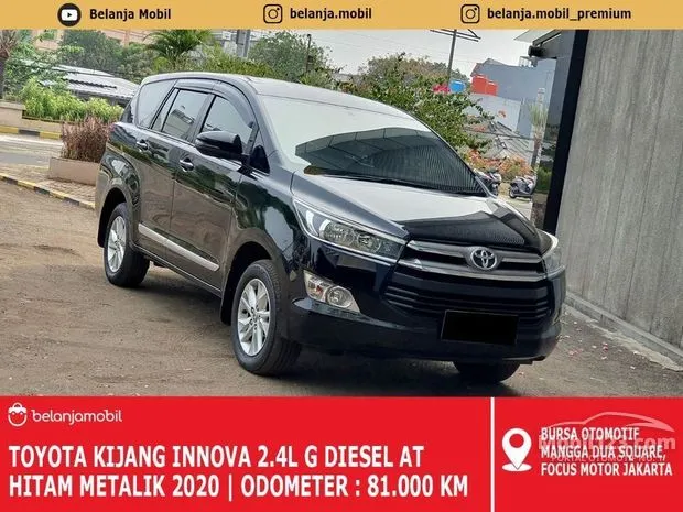 Jual Toyota Kijang Innova Diesel 2020 Bekas di Indonesia Harga Kredit ...