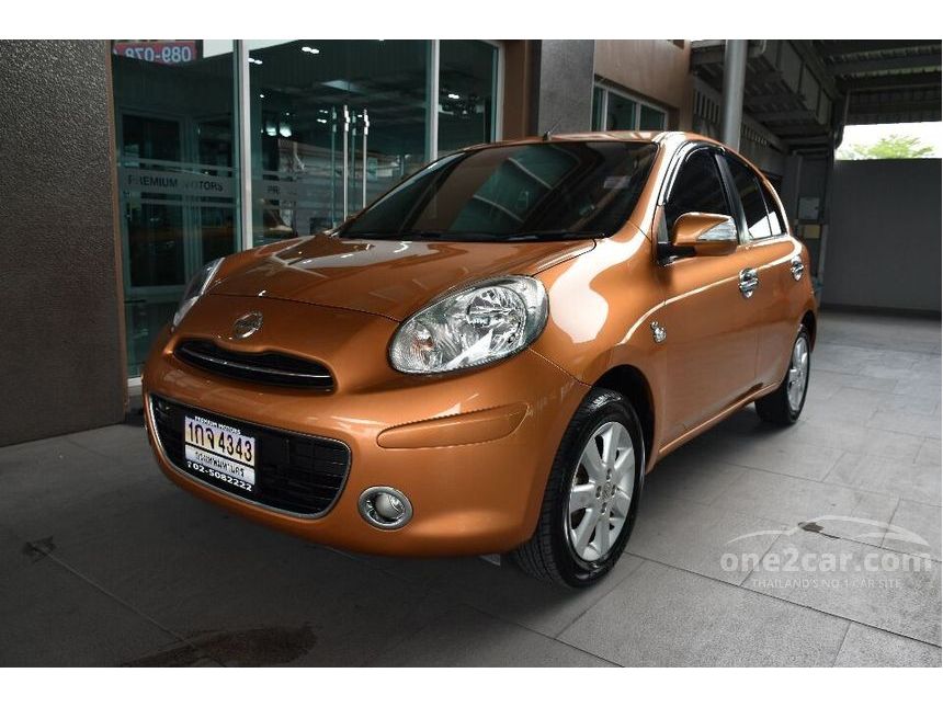 Nissan March 2010 VL 1.2 in กรุงเทพและปริมณฑล Automatic Hatchback สีส้ม ...