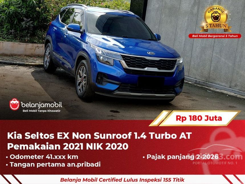 Jual Mobil KIA Seltos 2020 EX 1.4 di DKI Jakarta Automatic SUV Biru Rp ...