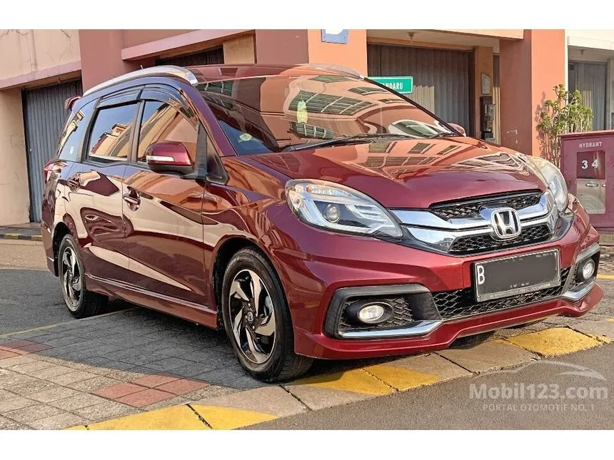 Jual Mobil Honda Mobilio 2015 RS 1.5 di DKI Jakarta Automatic MPV Merah ...