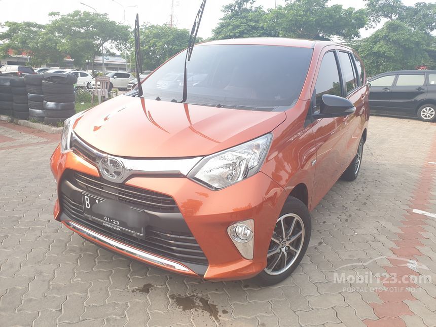 Jual Mobil Toyota Calya 2017 G 1.2 di Banten Automatic MPV Orange Rp ...