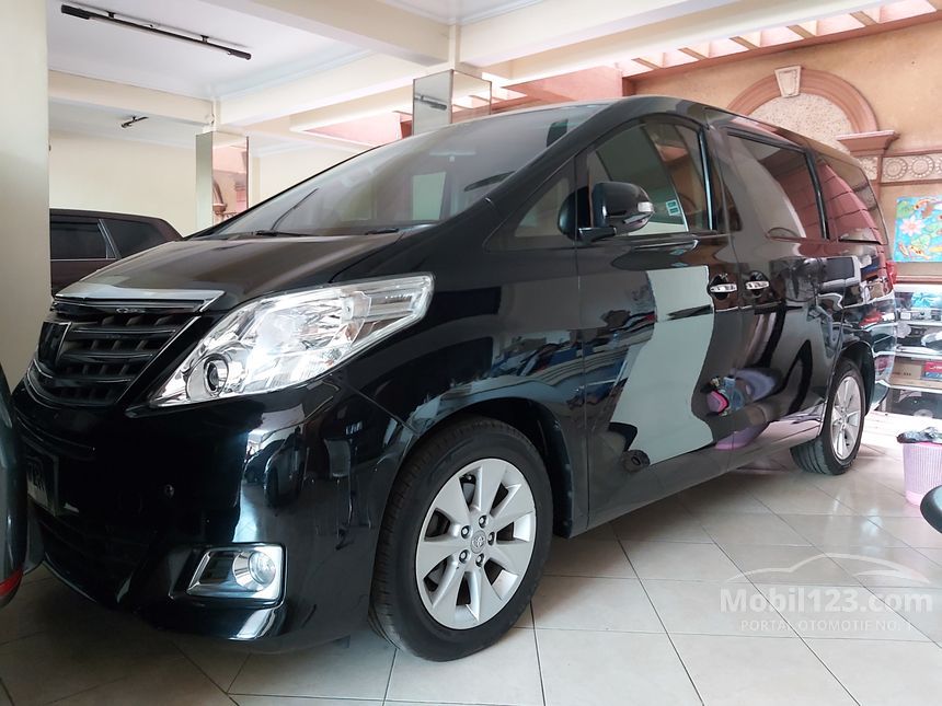 Jual Mobil Toyota Alphard 2013 GS 2.4 di Jawa Timur Automatic MPV Hitam ...