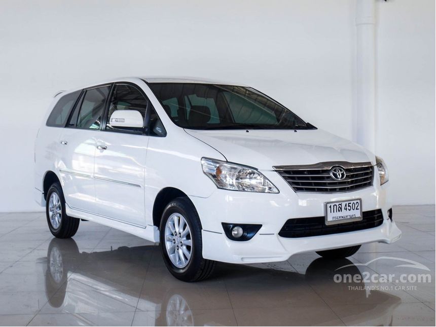 Toyota Innova 2013 V 2.0 in กรุงเทพและปริมณฑล Automatic Wagon สีขาว for ...