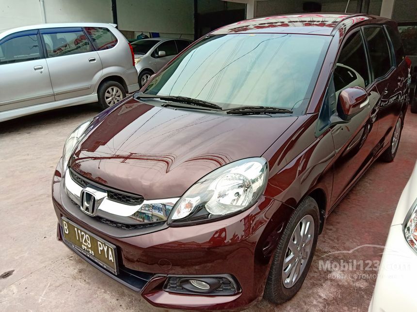 Jual Mobil Honda Mobilio 2015 E 1.5 di Jawa Barat Automatic MPV Coklat ...
