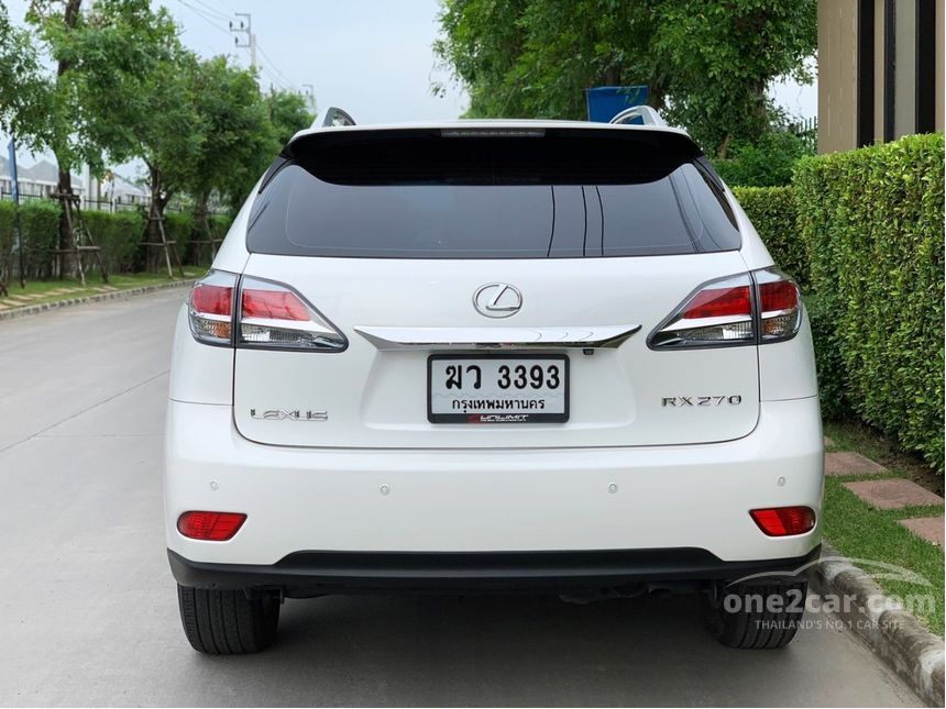 Lexus RX270 2012 Premium 2.7 in กรุงเทพและปริมณฑล Automatic SUV สีขาว ...