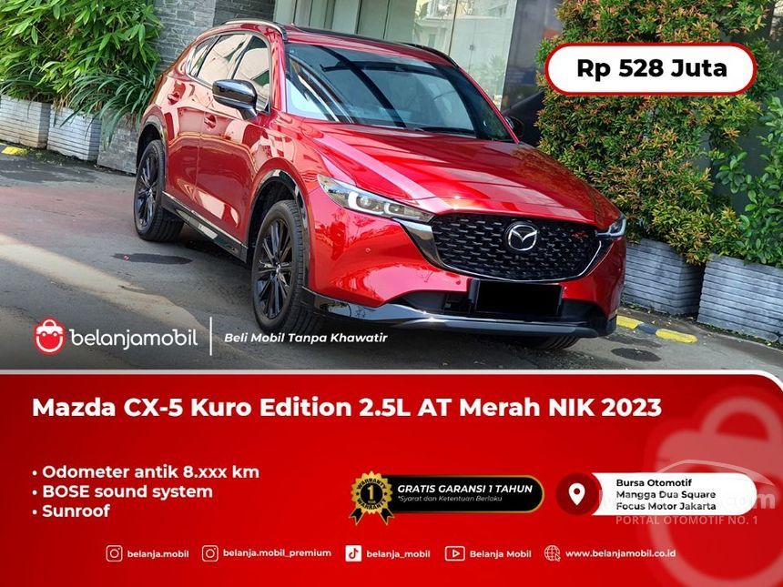 Jual Mobil Mazda CX-5 2023 Kuro Edition 2.5 di DKI Jakarta Automatic SUV Merah Rp 528.000.000 ...