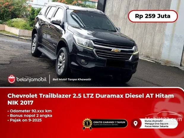 Jual Chevrolet Trailblazer Bekas di Indonesia Harga Murah, Kondisi ...