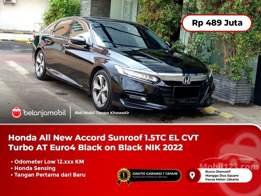 Jual Mobil Honda Accord 2022 1.5 di DKI Jakarta Automatic Sedan Hitam Rp 489.000.000 - 15963834 ...
