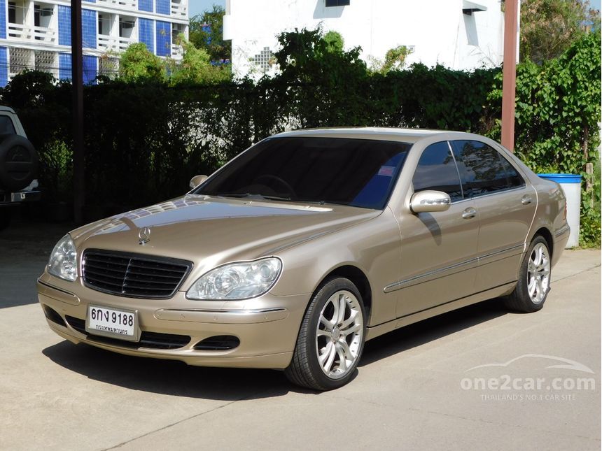 Mercedes-Benz S280 2005 W220 (ปี 99-05) L 2.8 เกียร์อัตโนมัติ สีน้ำตาล ...