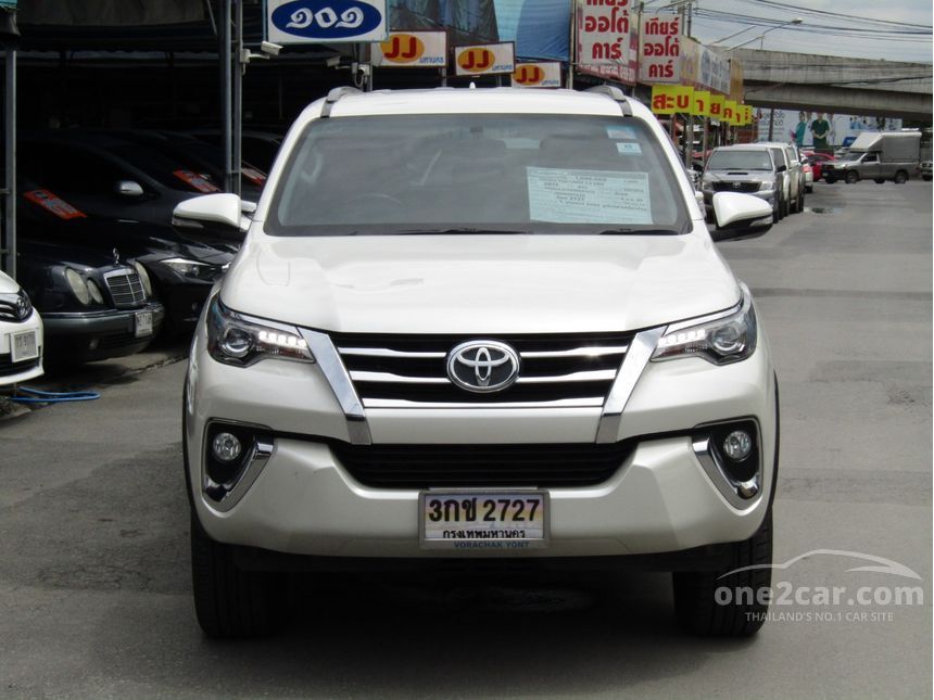 Toyota Fortuner 2017 V 2.8 in กรุงเทพและปริมณฑล Automatic SUV สีขาว for ...