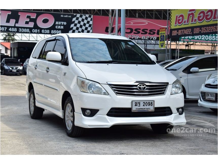 Toyota Innova 2012 G 2.0 in กรุงเทพและปริมณฑล Automatic Wagon สีขาว for ...