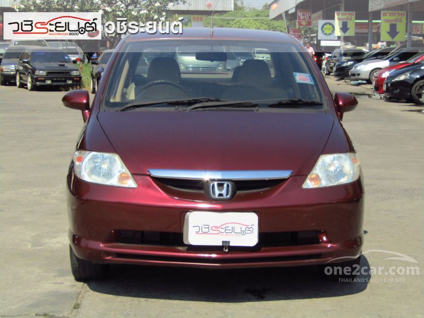 Honda City 2003 E i-DSi 1.5 in กรุงเทพและปริมณฑล Automatic Sedan สีแดง ...