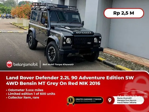 Jual Land Rover Defender Bekas di Jawa Barat Harga Kredit Murah | Mobil123