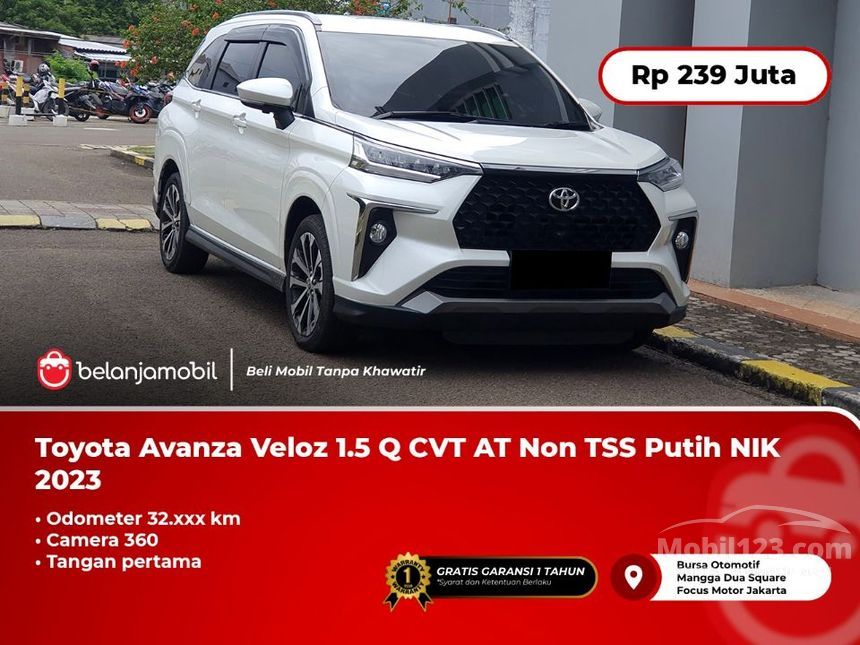 Jual Mobil Toyota Veloz 2023 Q 1.5 di Banten Automatic Wagon Putih Rp ...