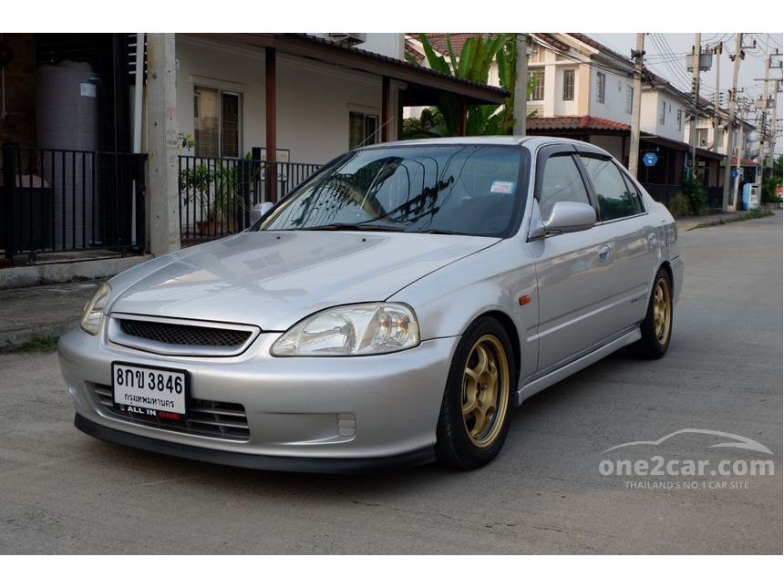 Honda Civic 2000 ตาโต (ปี 96-00) VTi 1.6 เกียร์ธรรมดา สีเงิน | One2car ...