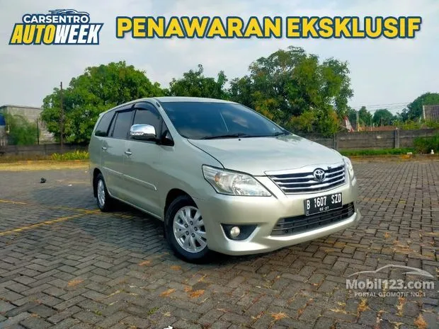 Jual Toyota Kijang Innova Diesel 2012 Bekas di Indonesia Harga Kredit ...