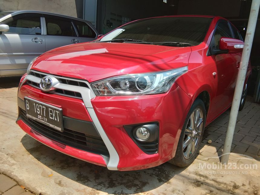 Jual Mobil Toyota Yaris 2014 G 1.5 di Banten Automatic Hatchback Merah ...