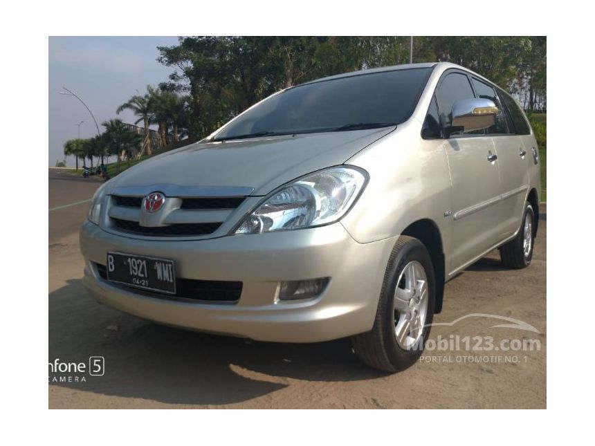Jual Mobil Toyota Kijang Innova 2007 G 2.0 di Banten Manual MPV Silver ...