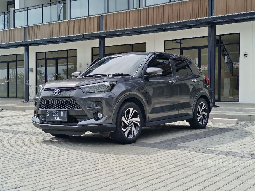 Jual Mobil Toyota Raize 2021 T G (1 Tone) 1.0 di Banten Manual SUV Abu ...
