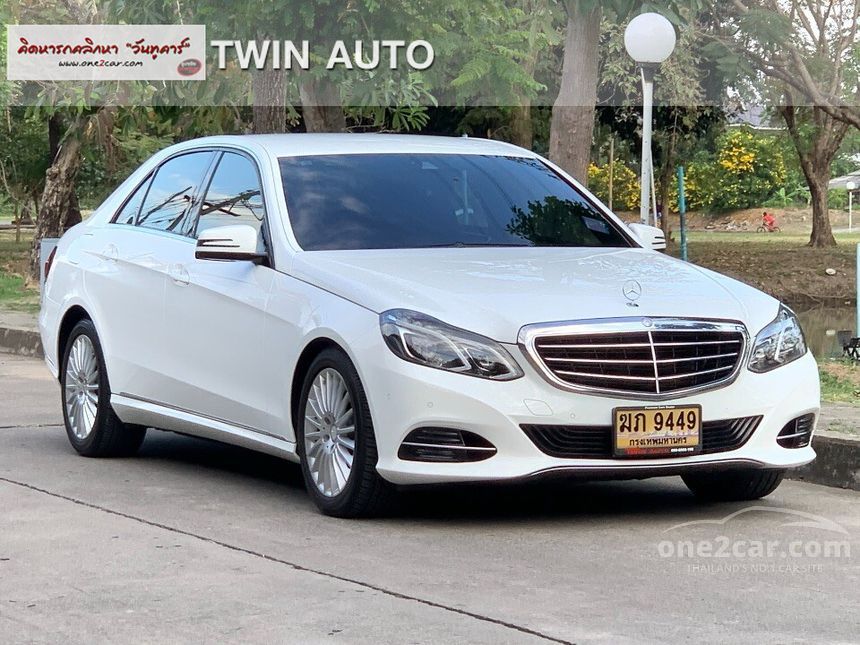 Mercedes-Benz E300 2015 W212 (ปี 10-16) Executive Blue TEC HYBRID 2.1 เกียร์อัตโนมัติ สีขาว ...