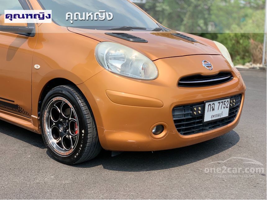 Nissan March 2010 E 1.2 in กรุงเทพและปริมณฑล Automatic Hatchback สีส้ม ...