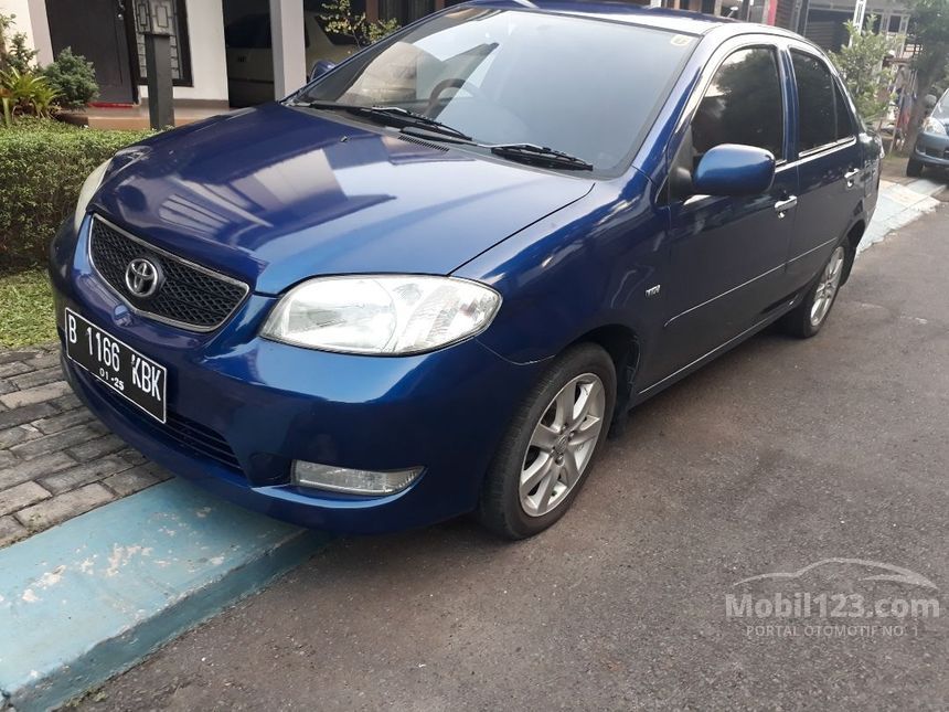 Jual Mobil Toyota Vios 2003 G 1.5 di Banten Manual Sedan Biru Rp 58.000 ...