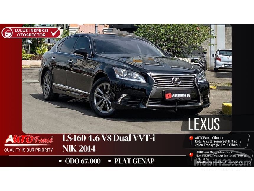 Jual Mobil Lexus LS 460L 2014 4.6 di DKI Jakarta Automatic Sedan Hitam ...